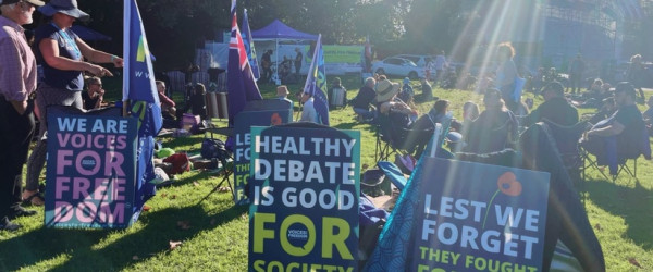 Remarking On The 107th Anzac Day - Voices For Freedom